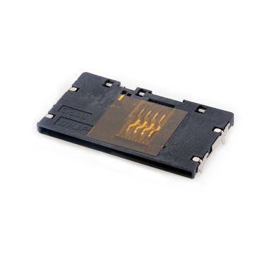 China Excellent quality 8PIN Smart card connectors Normally Open with ...