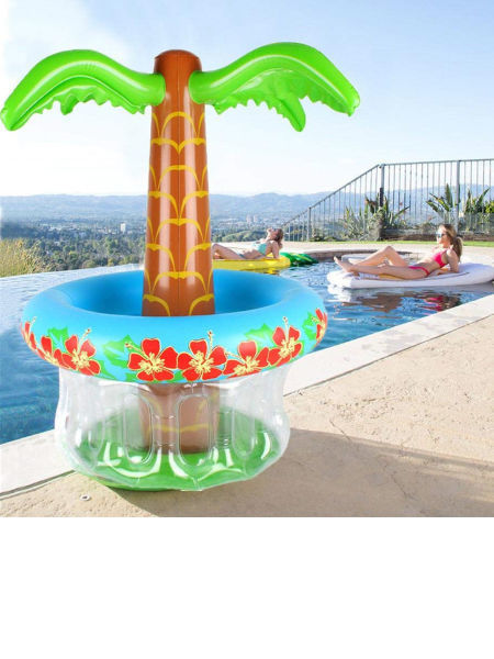 China Inflatable Cooler Custom PVC Inflatable Ice Bucket Palm Tree ...