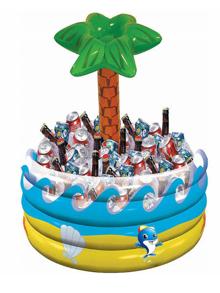 China Inflatable Cooler Custom PVC Inflatable Ice Bucket Palm Tree ...