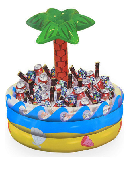 China Inflatable Cooler Custom PVC Inflatable Ice Bucket Palm Tree ...
