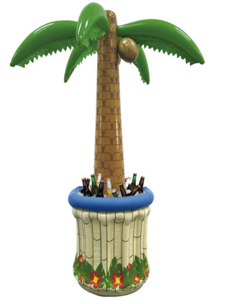 China Inflatable Cooler Custom PVC Inflatable Ice Bucket Palm Tree ...