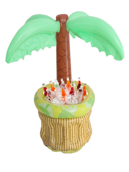 China Inflatable Cooler Custom PVC Inflatable Ice Bucket Palm Tree ...