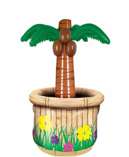 China Inflatable Cooler Custom PVC Inflatable Ice Bucket Palm Tree ...