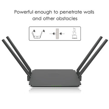 China High Power AC1200 Wireless Smart Modern Dual Band Wi-Fi Router ...