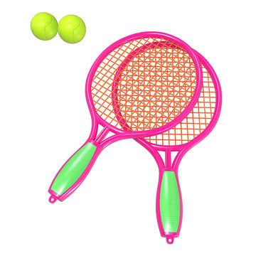 China Beach tennis plastic racket toy set for parent-child outdoor ...