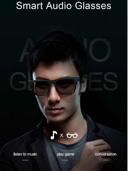 China Smart glasses audio glasses wireless blueooth calling glasses ...