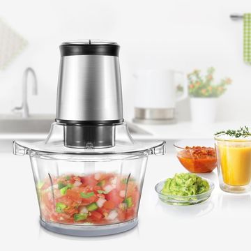 China Electric 1.5L Glass Food Chopper with 2 Speeds 400W SS420 blade ...