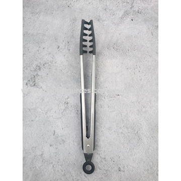 China Stainless Steel Food Tongs with Silicone Tips Non-stick Tongs for ...