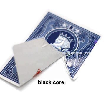 China Make 310gsm Germany Black Core Paper Poker Card Minimalist ...