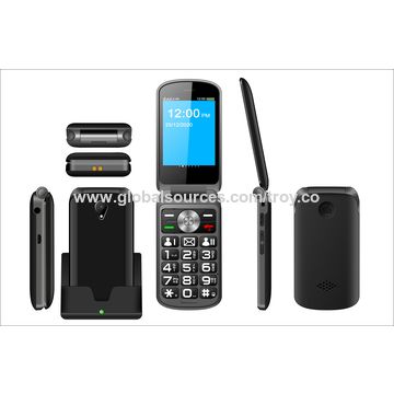 China 2.8inch 1st 4G Flip Senior phone with Big Button,4G VOLTE Senior ...