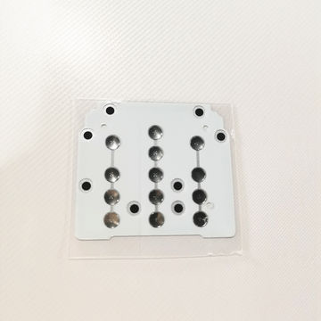 China Customized snap metal domes array tactile dome sheet for panel ...