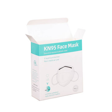 China Custom printed medical 5 ply KN95 disposable surgical face mask ...
