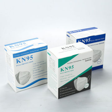 China Custom printed medical 5 ply KN95 disposable surgical face mask ...