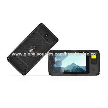 China 3G/4G Android biometric tablets with fingerprint reader binocular ...