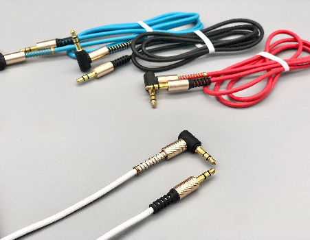 China Audio Data Cable Premium Nylon Male To Male Auxiliary Aux Cable ...