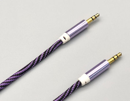 China Audio Data Cable Premium Nylon Male To Male Auxiliary Aux Cable ...