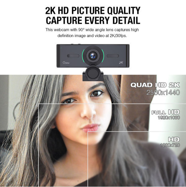 China Gsou K2 Webcam 2K 1080P 60fps Resolution Popular design on Global ...