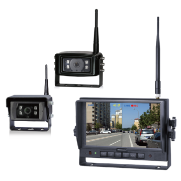 China IP69K Waterproof 1080P 2.4GHz Wireless WIFI Rear View Camera on ...