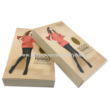 China Paper Retail Box,Lady Silk Stockings Pantyhose Packaging Box,Fold ...