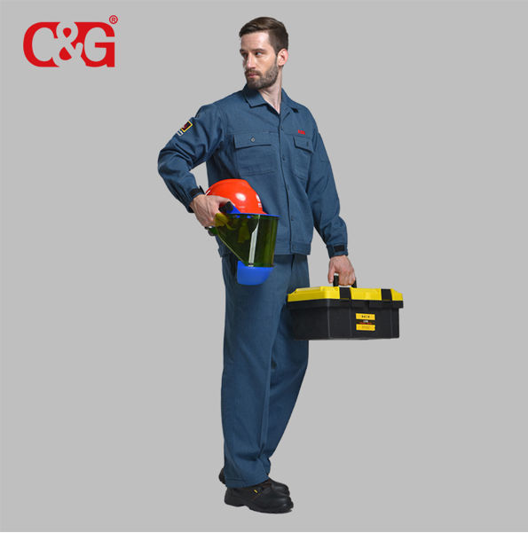 China Ppe 8cal arc flash With ASTM F 1959 certificate abb arc flash ...