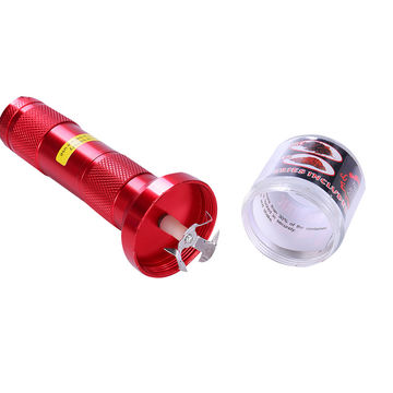 China Metal Electric Cigarette Grinder Flashlight Tobacco Shredder ...