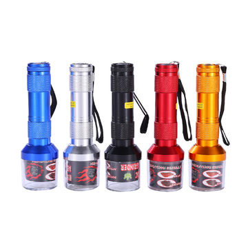 China Metal Electric Cigarette Grinder Flashlight Tobacco Shredder ...