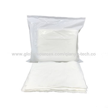 China 2-ply 100% double-knit White Cleanroom Lab Wipers on Global ...