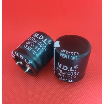 Taiwan M.D.L. 1000uF 200V Snap-in Terminal Type Aluminum Electrolytic ...