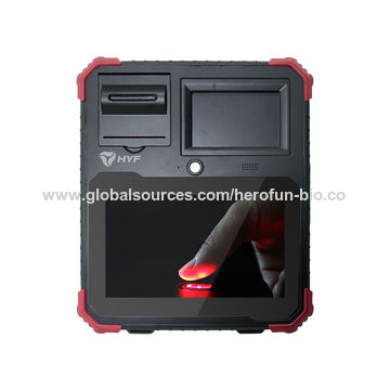 China 4G 8inch android 442 Fingerrprint Tablet biometric ID ...