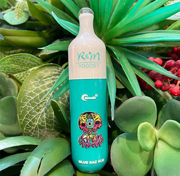 China 8ml E Liquid 5% Sait Nicotine 8 Flavors R&M YOGOST R AND M Puffs ...