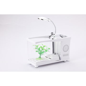 China New design computer gadgets fish with mini aquarium tank ...