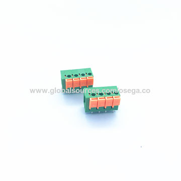 China 3.5mm pitch female PCB spring pluggable 5pin electric terminal ...