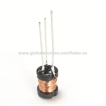 China Pins Inductor 3 Pins 22uH High Frequency Drum Inductor Molded ...