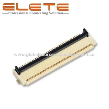 China FFC/FPC Board Connector, 0.5mm pitch SMT Bottom Contact, 30 circuits, replace HRS FH34SRJ ...