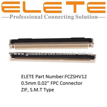 China FFC/FPC Board Connector, 0.5mm pitch SMT Bottom Contact, 30 circuits, replace HRS FH34SRJ ...