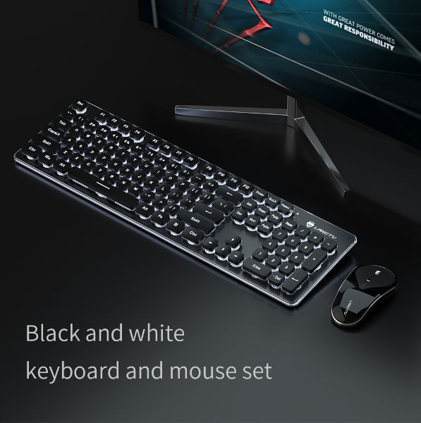 China Shenzhen Oem PC White Light Metal Board Keyboard And Mouse ...