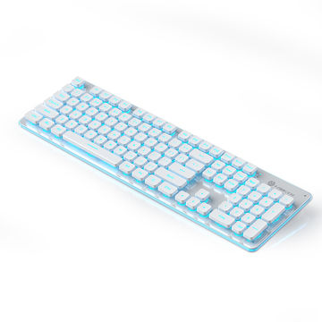 China Shenzhen Oem PC White Light Metal Board Keyboard And Mouse ...