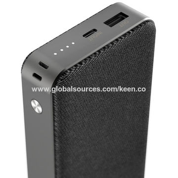 China PD Power Bank Fabric Portable PD 20W Power Bank on Global Sources ...