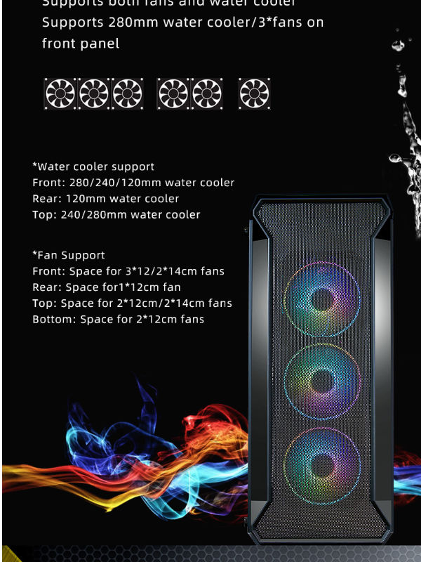 China SAMA Full metal mesh gaming pc case on Global Sources,gaming case ...