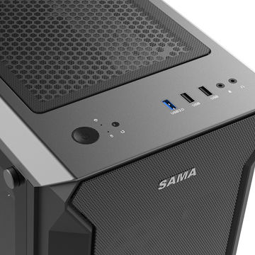 China SAMA Full metal mesh gaming pc case on Global Sources,gaming case ...