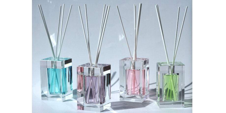 Crystal Reed Diffuser Set 200ml Aroma Fragrance Gift Box, Reed Diffuser ...
