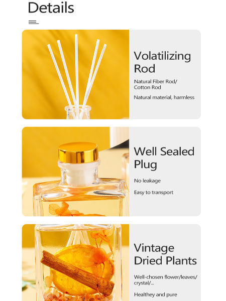 Crystal Reed Diffuser Set 200ml Aroma Fragrance Gift Box, Reed Diffuser ...