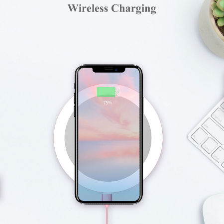 China Mirror Lamp Wireless Charger, Multi-Function Cosmetic Mirror with ...