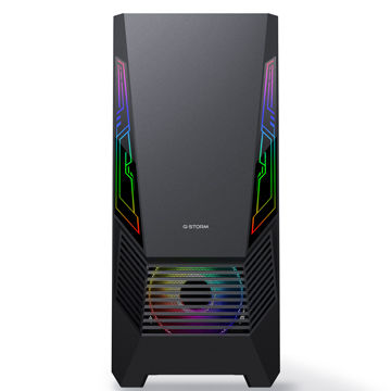 China AOJIE 2051 front with ARGB strip support ATX/MATX/ITX and ...