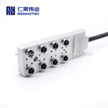China Murr M12 8 Way Connector Power Distribution Box 5Pin Female on ...