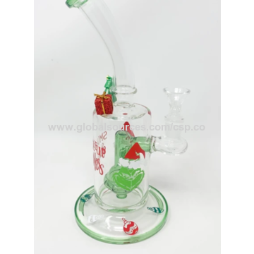 China CHRISTMAS GLASS BONG/SMOKING BONG on Global Sources,christmas ...