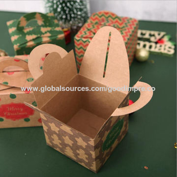China Factory Custom Delicate Christmas Packaging Paper Gift Box With ...