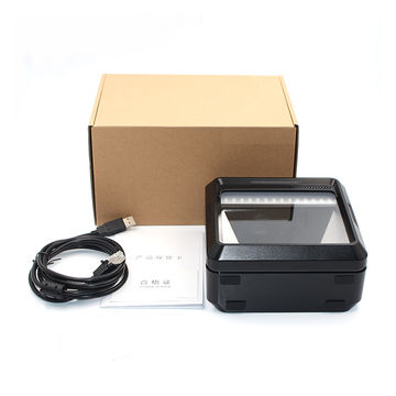 China High Quality 1d 2D Tabletop Reader Platform POS Desktop Barcode ...