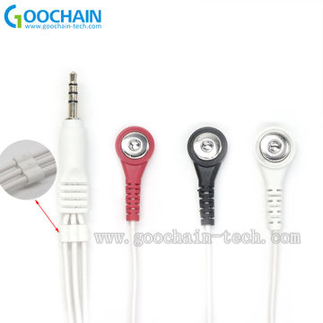 China 3.5 Audio Male Jack to 3.5mm 4.0mm 5.0mm Female Snap Medical ...