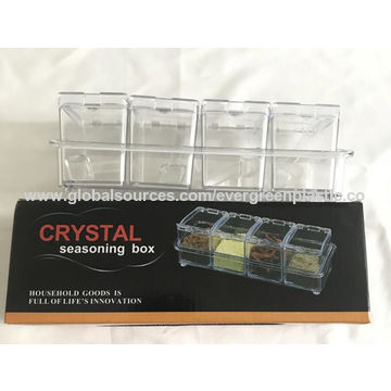 China Crystal seasoning box, Condiment dispenser on Global Sources ...